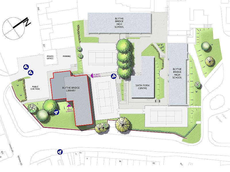 Blythe Bridge Library & Sixth Form Centre → BM3 Architecture